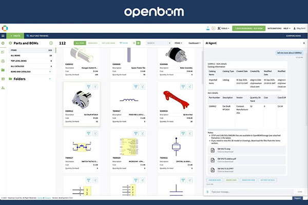 OpenBOM Releases Private Beta of AI BOM Agent - Digital Engineering 24/7
